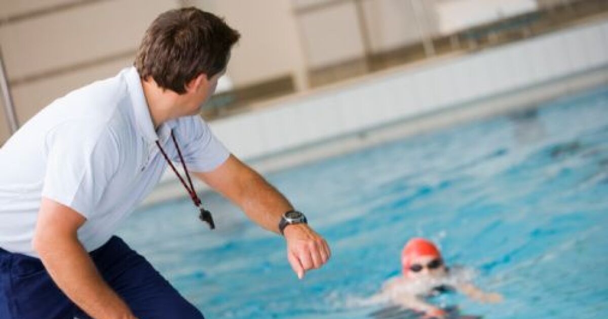 Coach personnel de natation