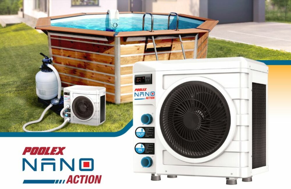 Pompe à chaleur Poolex Nano Action de Poolstar pour les piscines hors ... Pompe à chaleur Poolex Nano Action de Poolstar pour les piscines hors ...
